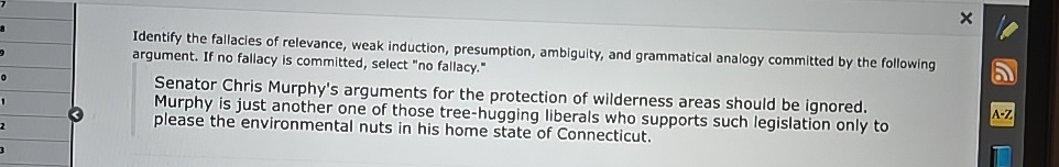 Solved Identify the fallacies of relevance, weak induction, | Chegg.com