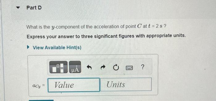Solved Translation (Setup and Solve) and acceleration for | Chegg.com
