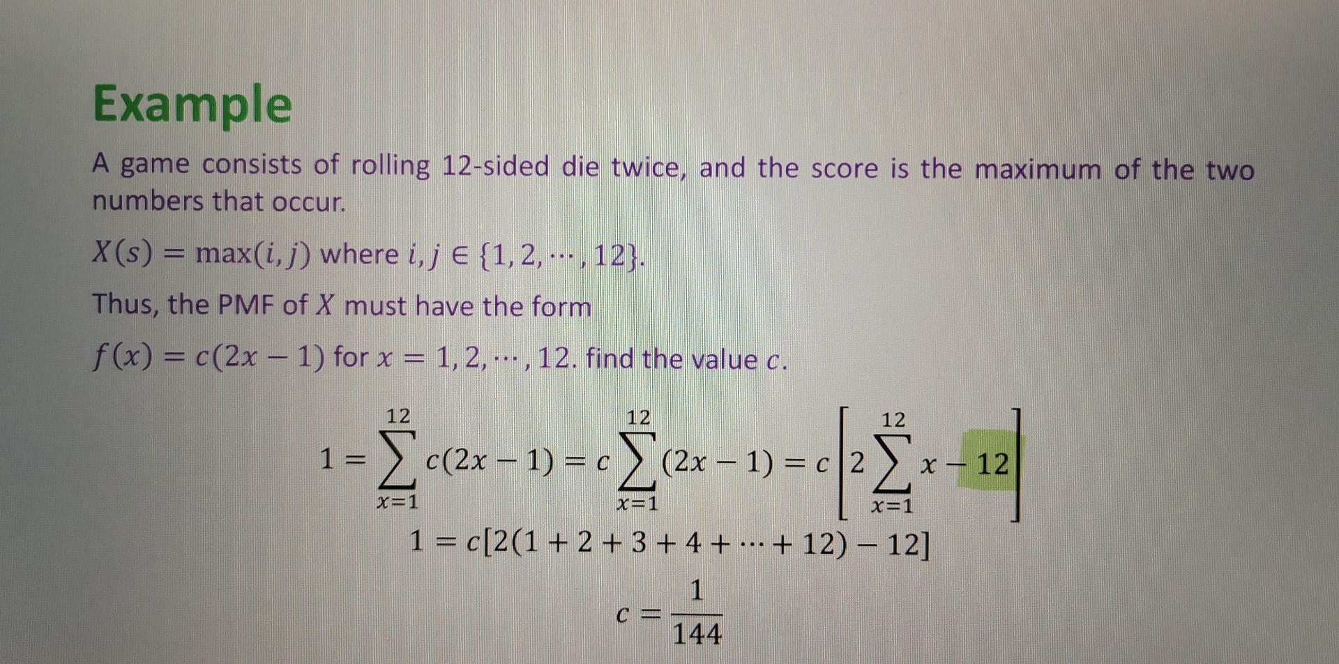 Solved How did it become 1 to 12? And why is x not x12 like | Chegg.com