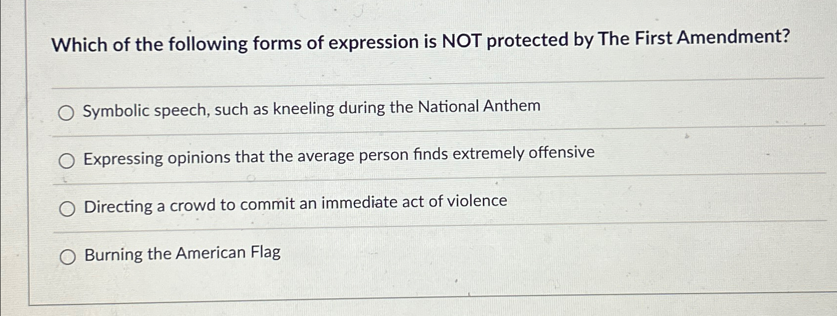 Solved Which of the following forms of expression is NOT | Chegg.com
