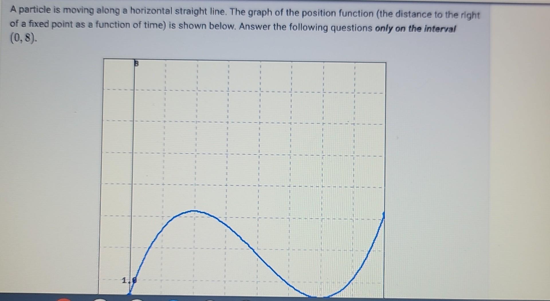 [Solved]: A particle is moving along a horizont