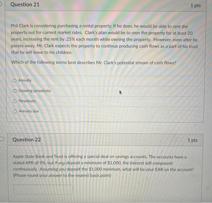 Solved Phil Clark is considering purchasing a rental | Chegg.com