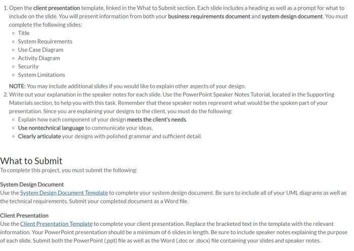 Solved [List at least two functional requirements and two | Chegg.com