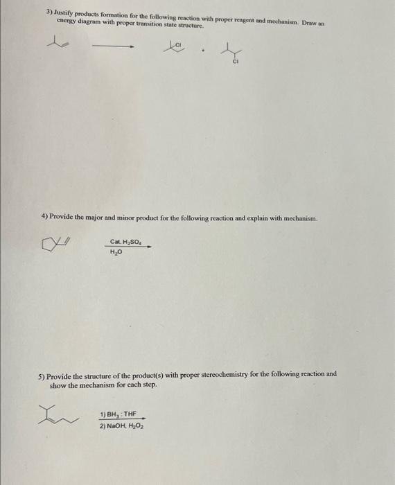 Solved 5) Using Zaitsev rule, predict the major and minor | Chegg.com