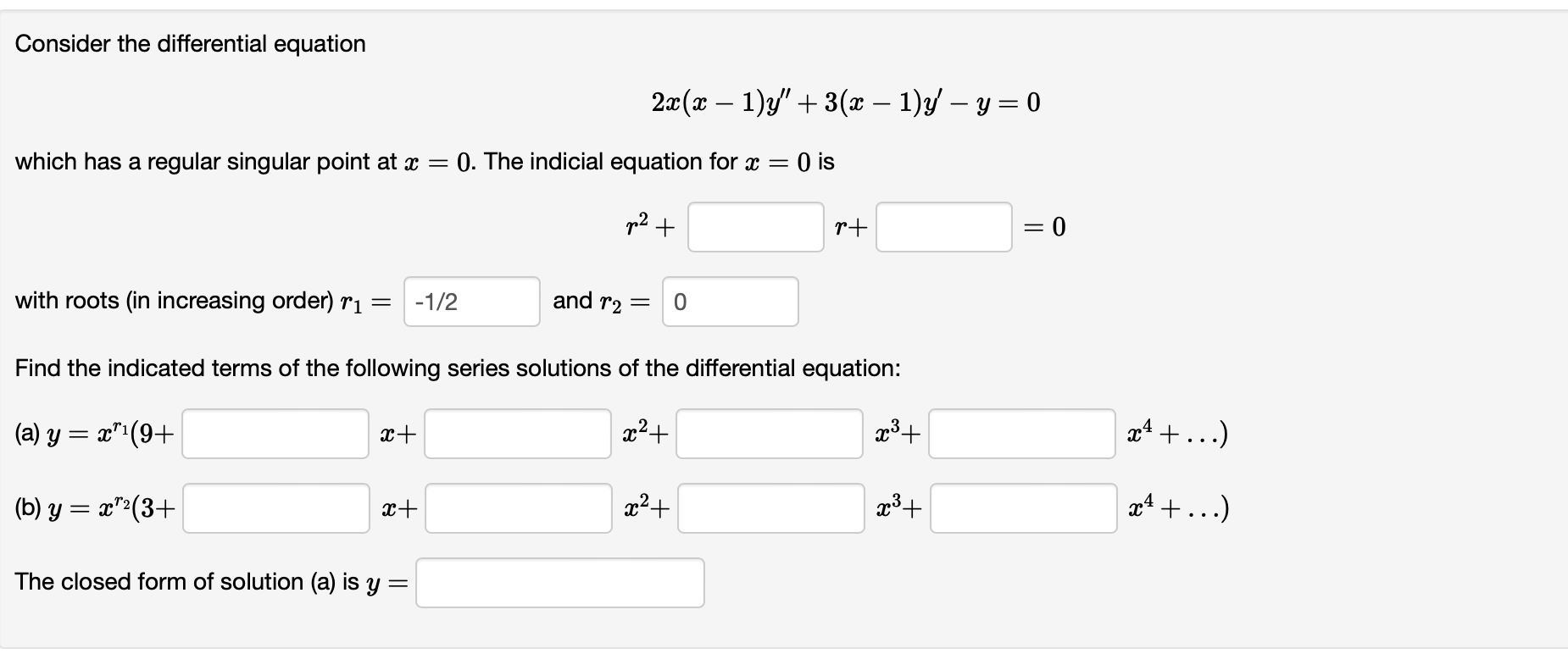 Solved Consider the differential | Chegg.com