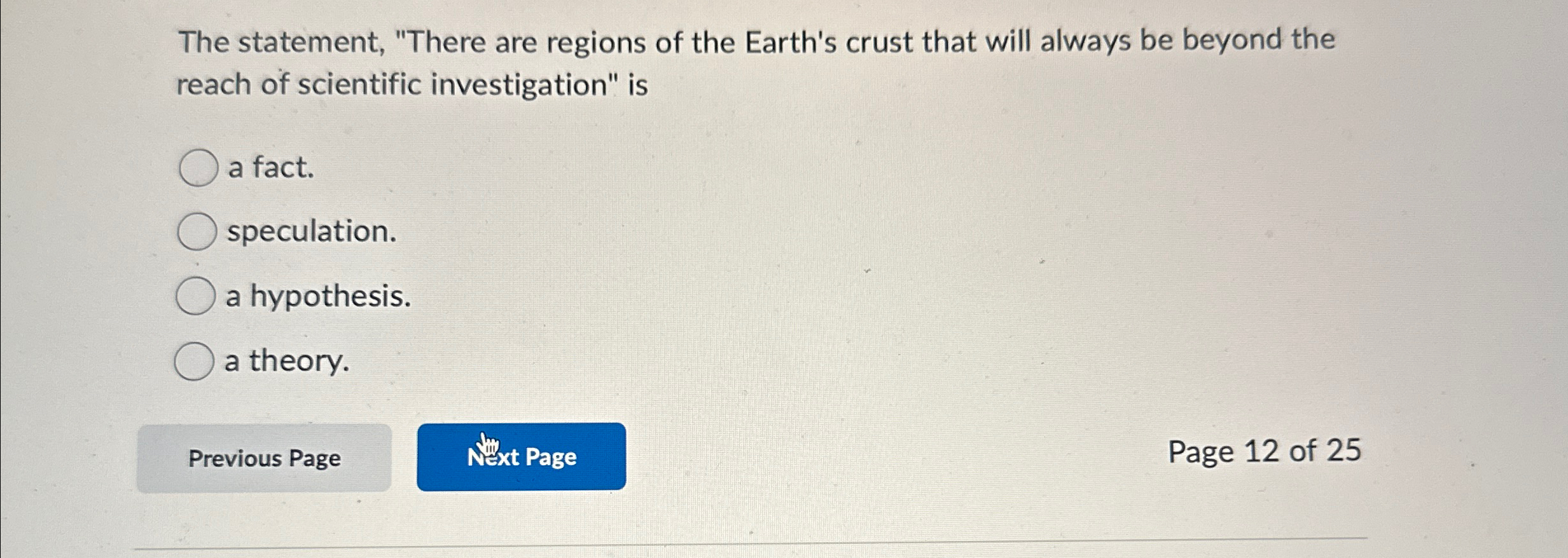 Solved The statement, "There are regions of the Earth's | Chegg.com