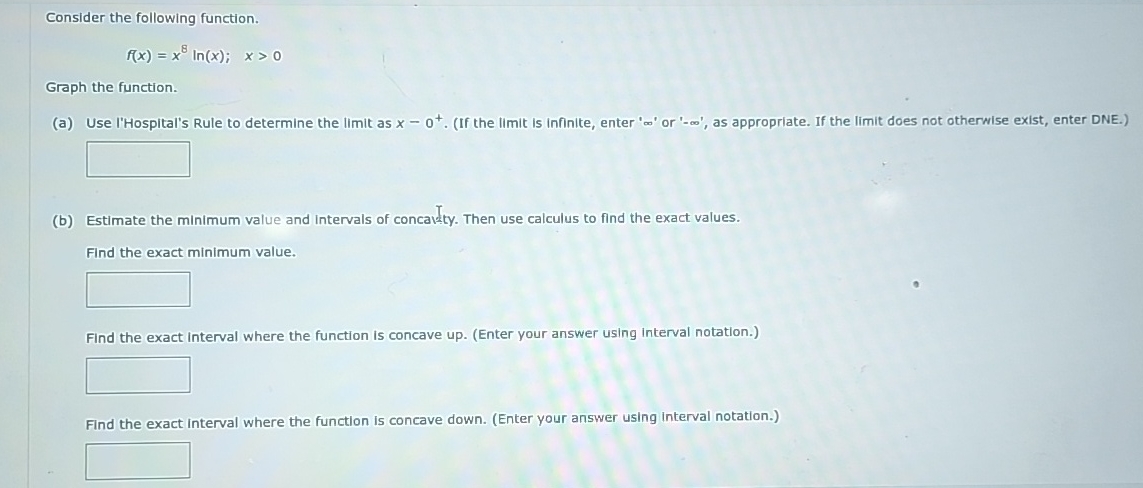 Solved Consider the following | Chegg.com