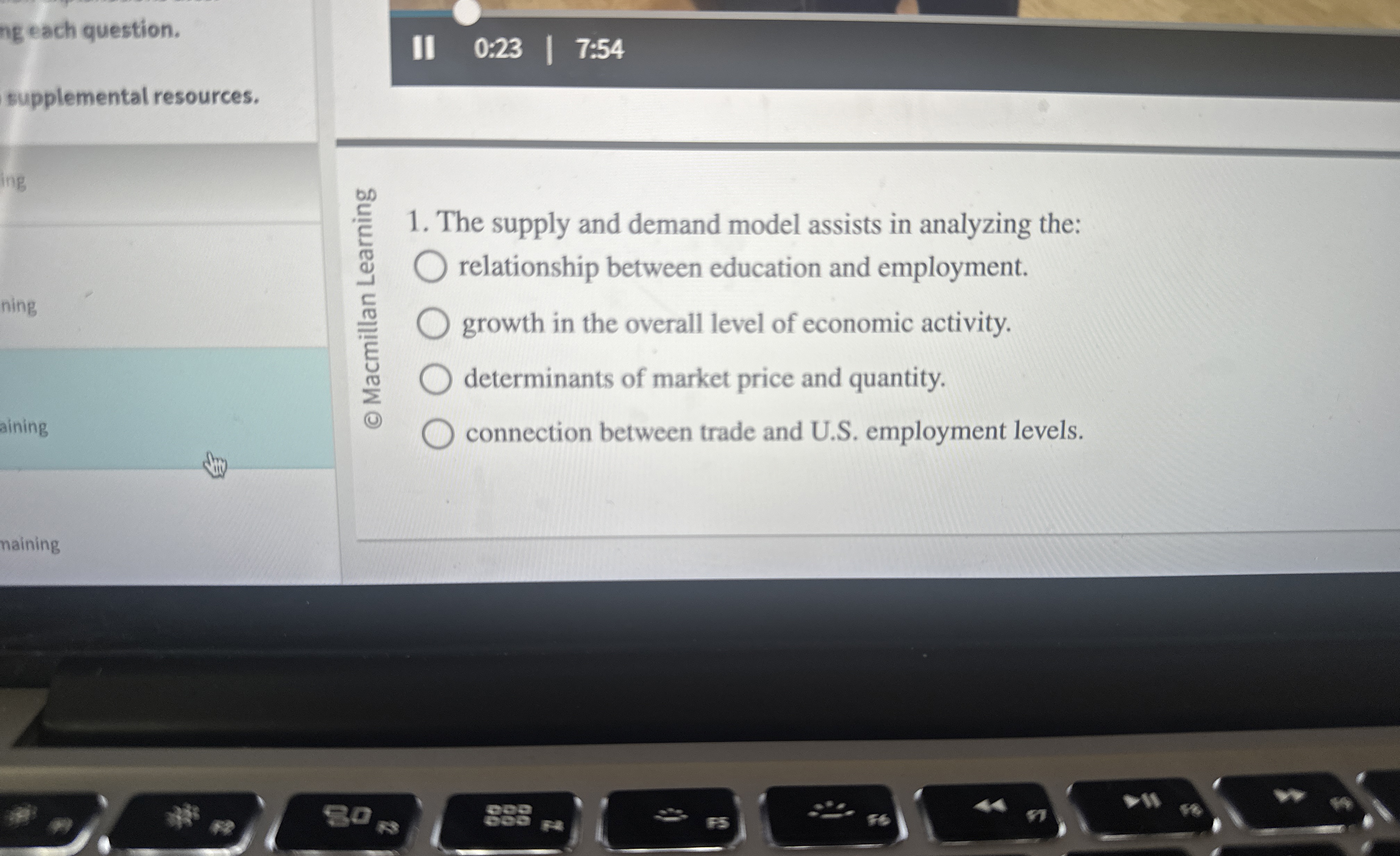 Solved ng each question.0:237:54supplemental | Chegg.com