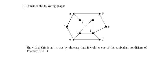 Solved 5 Consider the following graph:Show that this is not | Chegg.com Solved 5 Consider the following graph:Show that this is not | Chegg.com