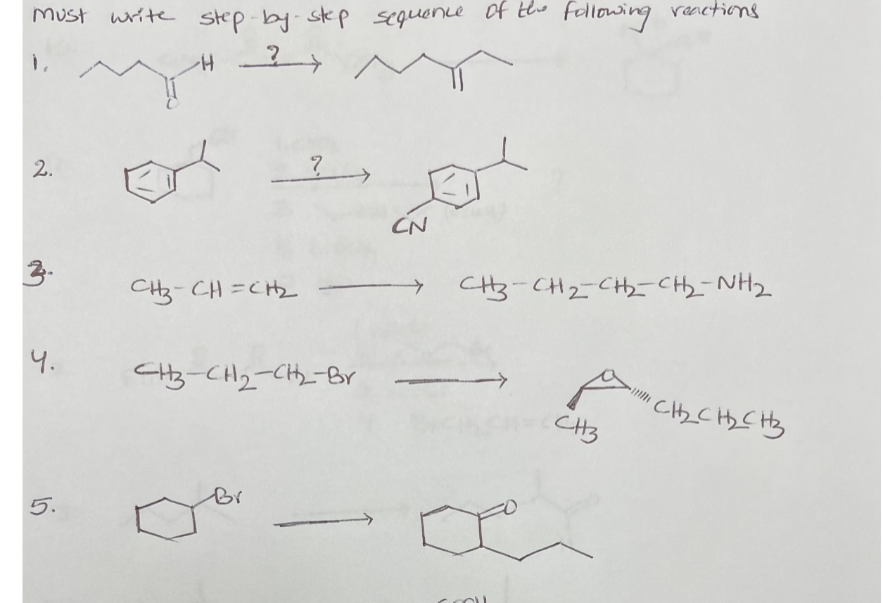 must write step-by-step sequence of the following | Chegg.com