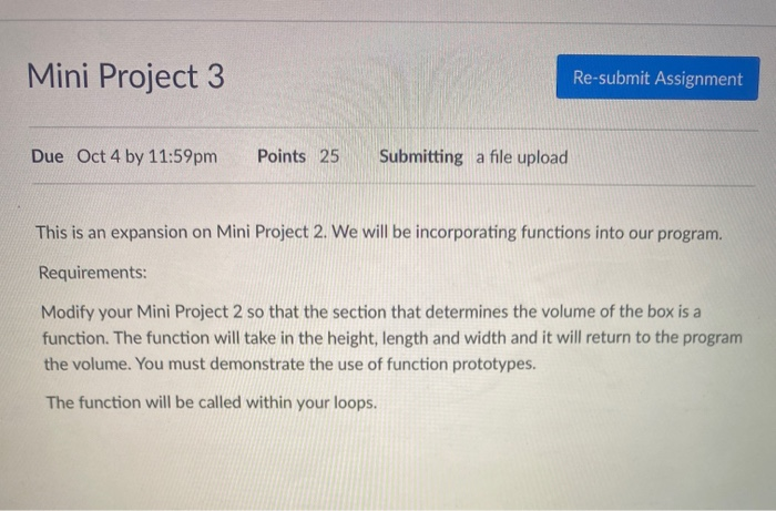 Solved C++ please. I need a code for mini project 4. I will | Chegg.com