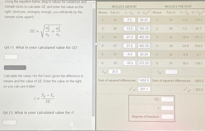 Using the equation below, plug in values for | Chegg.com