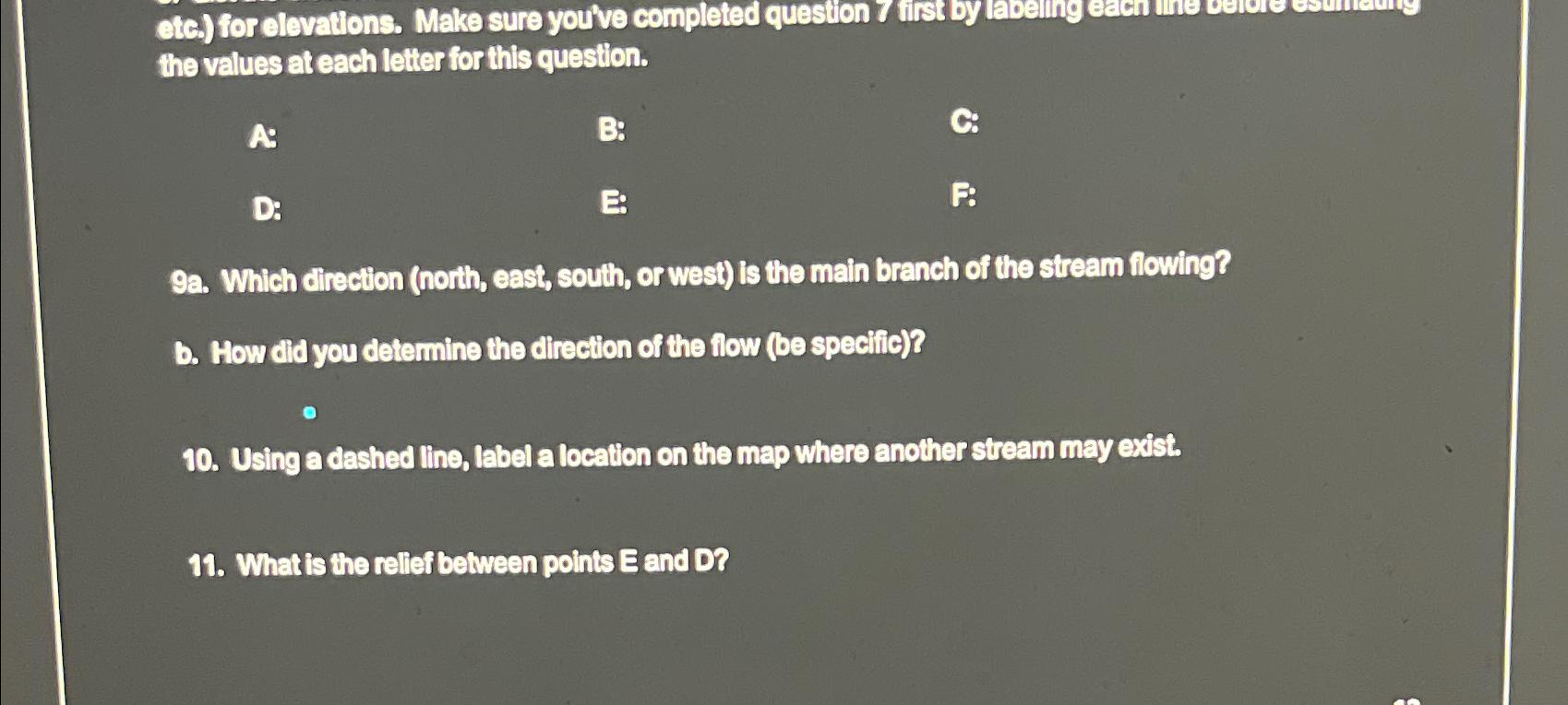 Solved etc.) ﻿for elevalions. Make sure you've completed | Chegg.com
