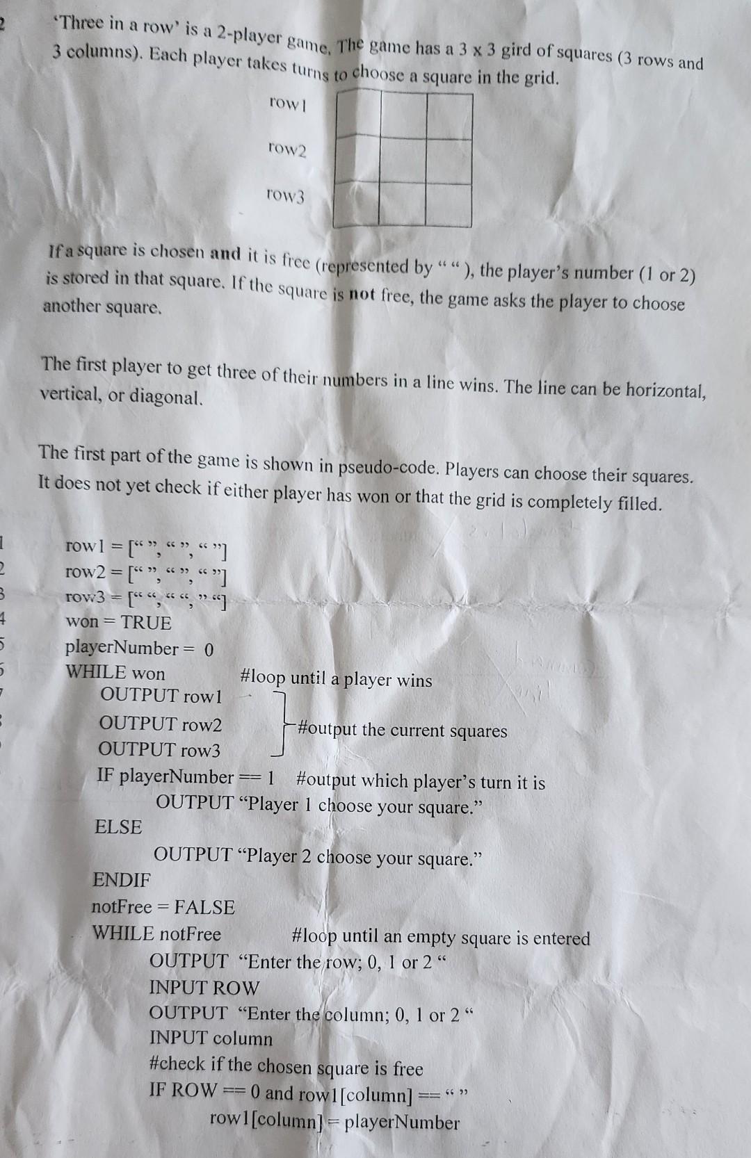 Solved 252627282930313233343536 ELSEIF ROW =1 and row2 | Chegg.com