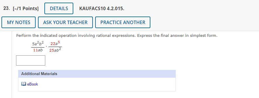 Solved Perform the indicated operation involving rational | Chegg.com