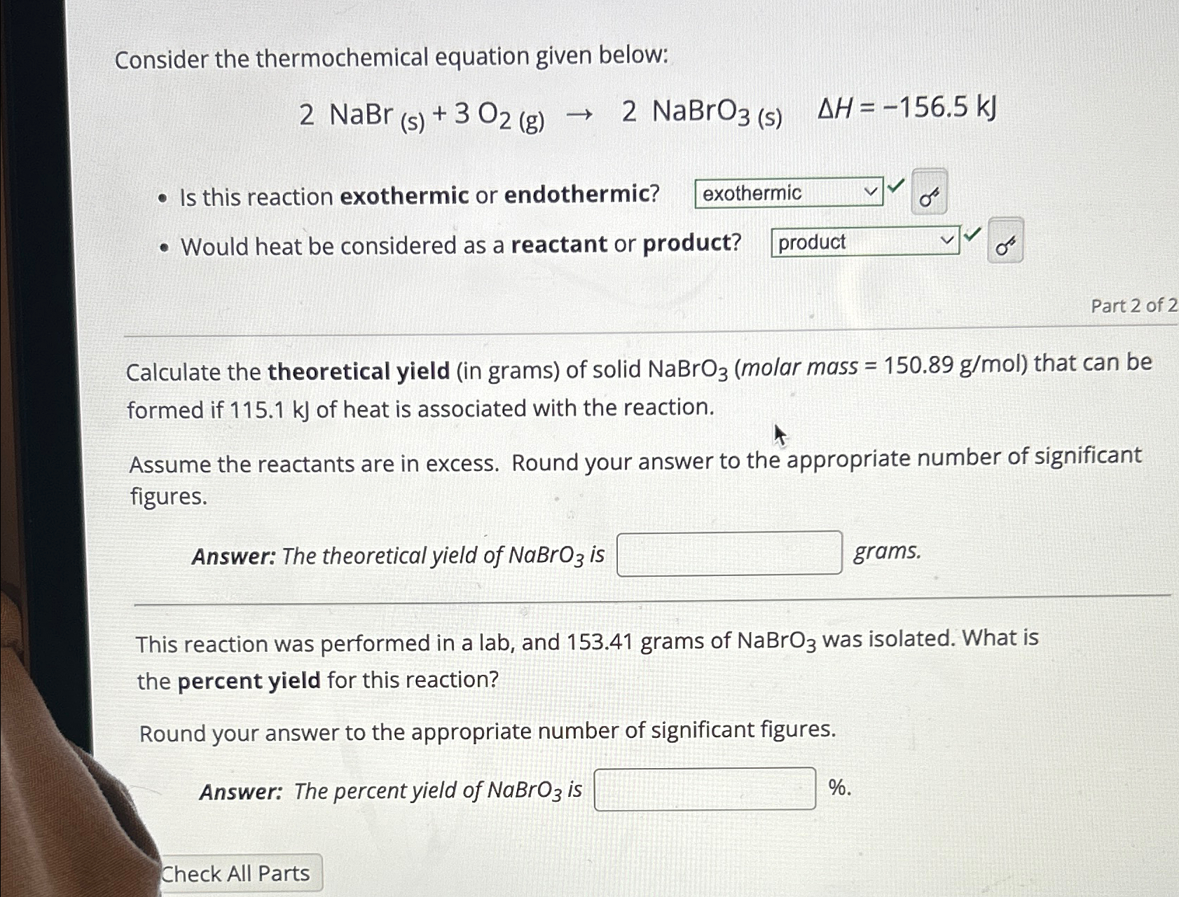 Solved Consider the thermochemical equation given | Chegg.com