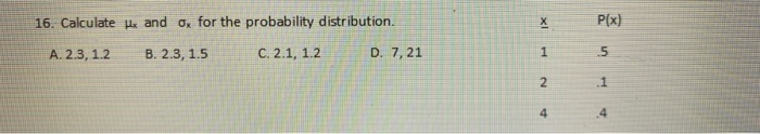 Solved IX P[x] 16. Calculate Hi and Ox for the probability | Chegg.com