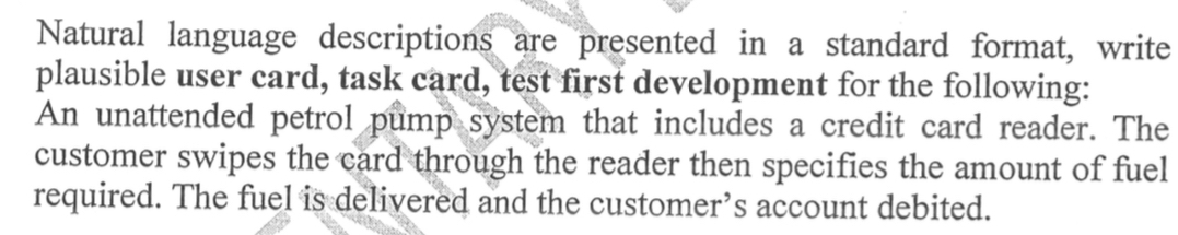 Solved Natural language descriptions are presented in a | Chegg.com