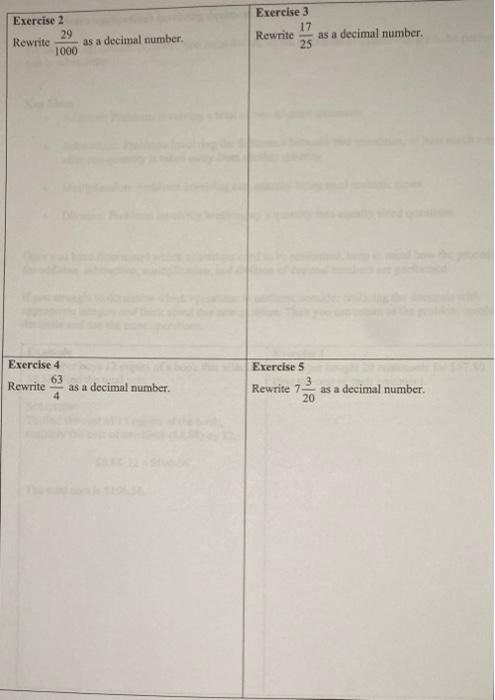 Solved Exercise 2 29 Rewrite 1000 Exercise 3 17 Rewrite as a | Chegg.com