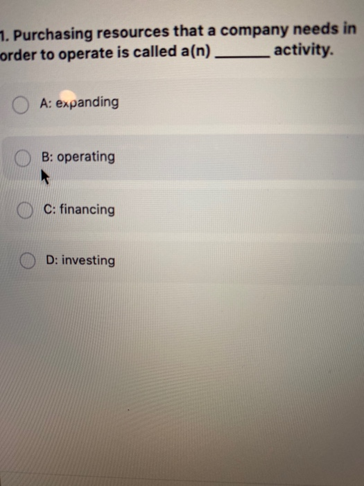 Solved 1. Which of the following statements about accounting | Chegg.com