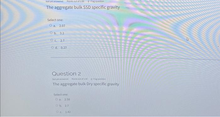 Solved Samples of course aggregate from a stockpile are | Chegg.com
