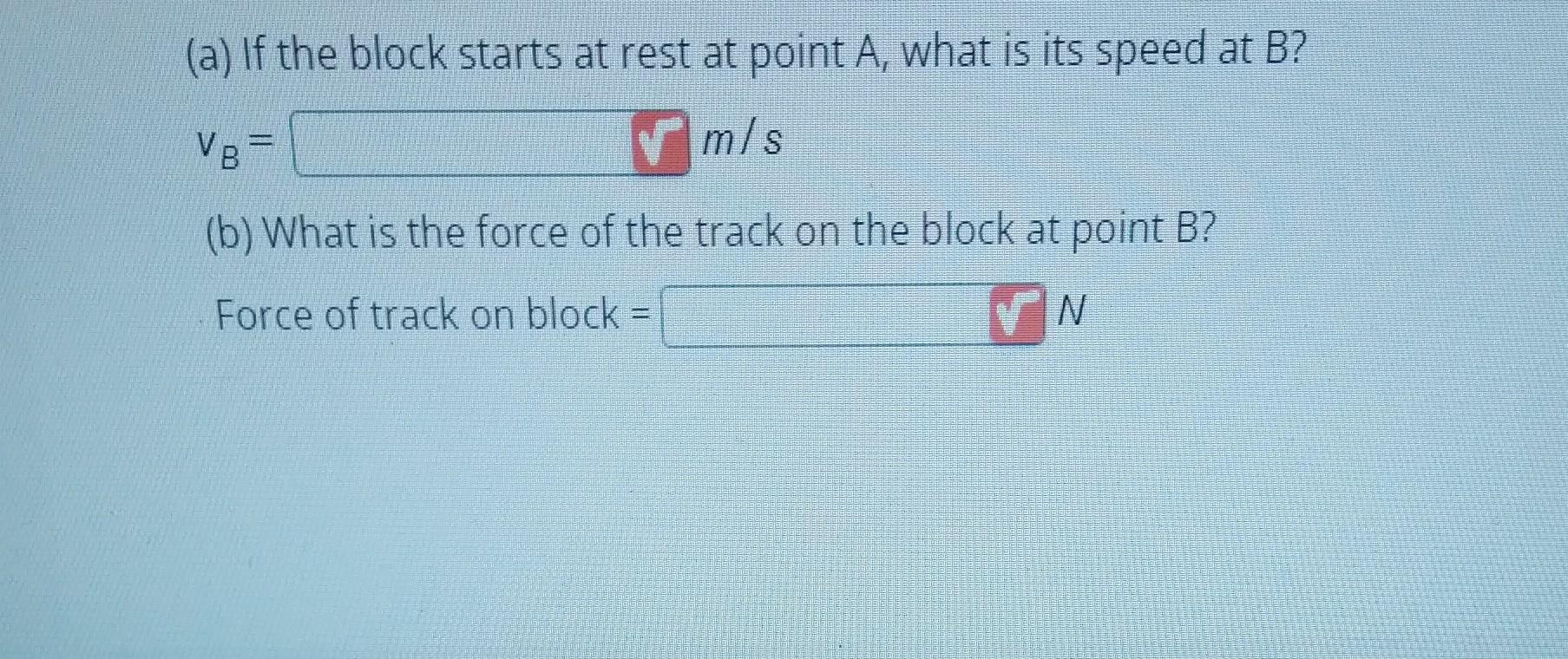 Solved 1. A small block of mass m slides without friction | Chegg.com