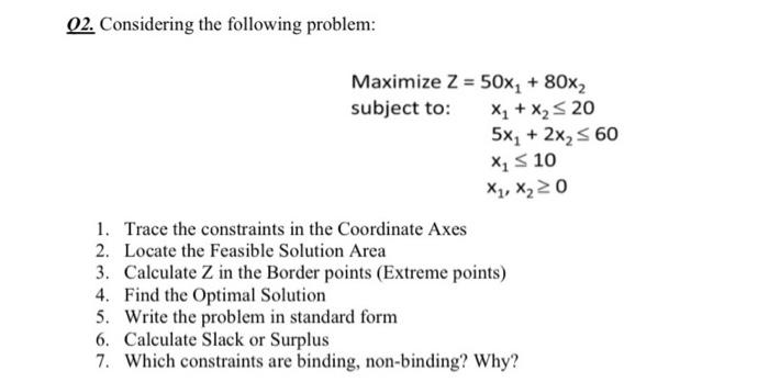 Solved I need Graphical Solution of LP Models by Excel 🔴 Do | Chegg.com