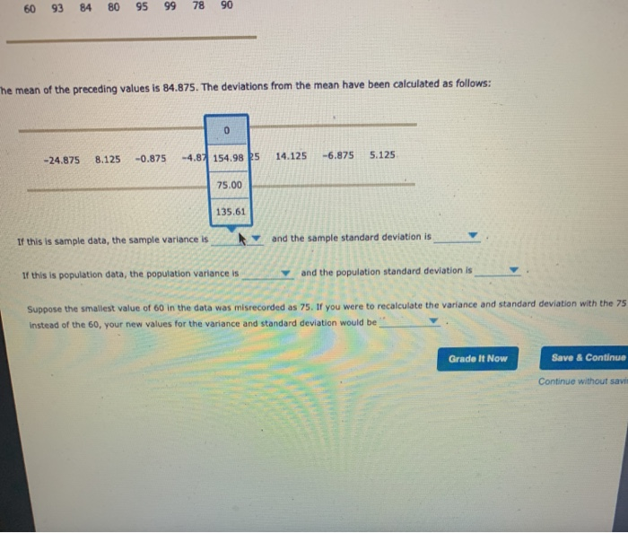 Solved Problem Set: Chapter 04 Variability Back to | Chegg.com
