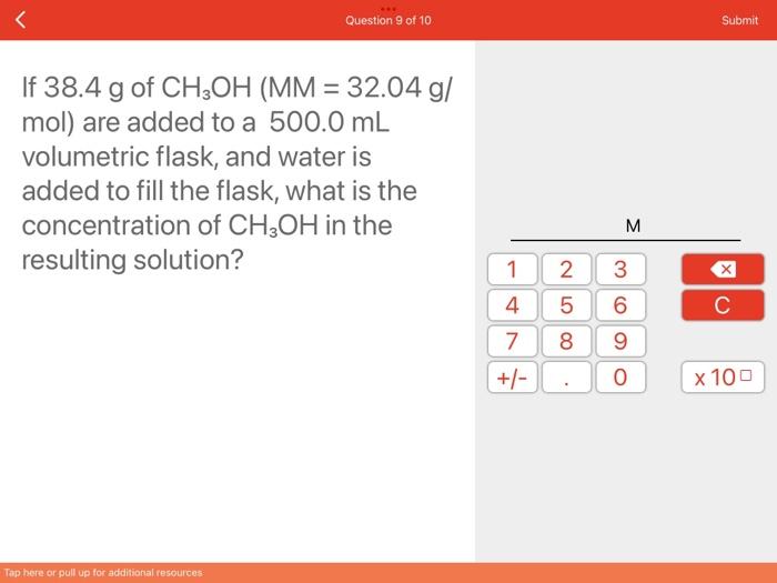 Solved What is the molarity of a solution that contains | Chegg.com