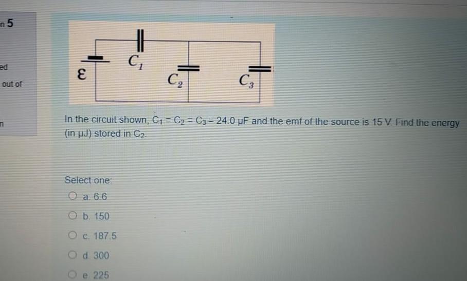 Solved n5 | C E C, out of In the circuit shown, C1 = C2 = C3 | Chegg.com