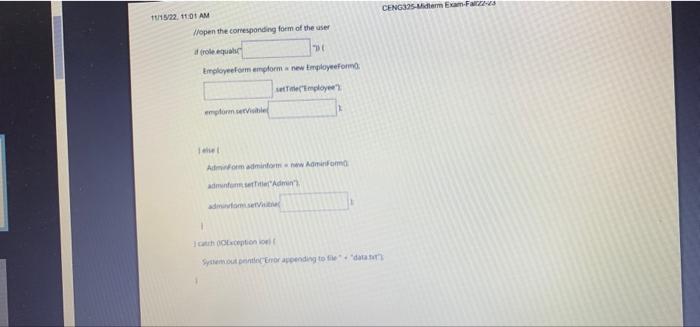 Solved We aim to design the following Gul application. | Chegg.com