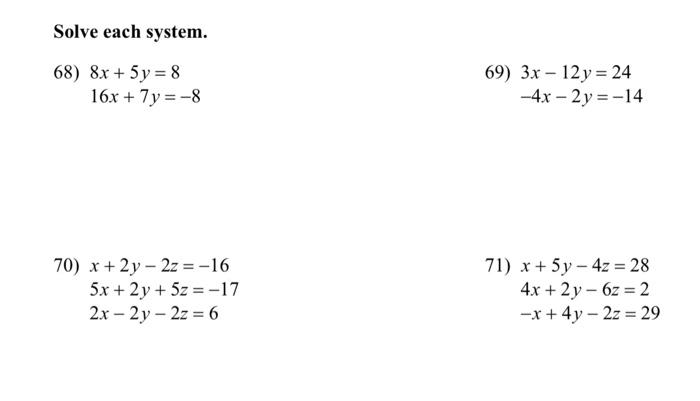 Solved please help me with 70-71 with written step by step | Chegg.com