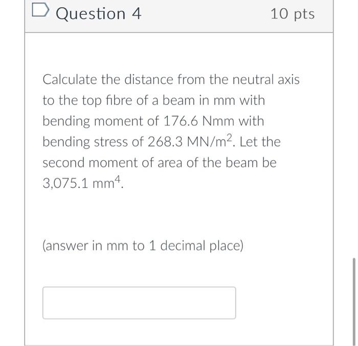 Solved Question 4 10 pts Calculate the distance from the | Chegg.com