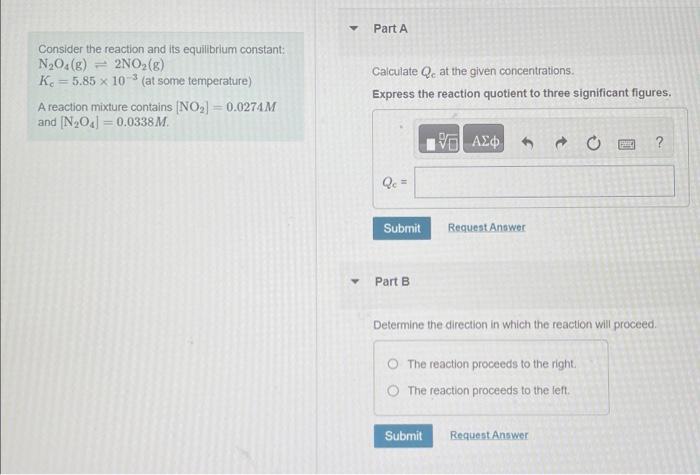 Solved calculate Qc at the given concentrations.Determine | Chegg.com Solved calculate Qc at the given concentrations.Determine | Chegg.com