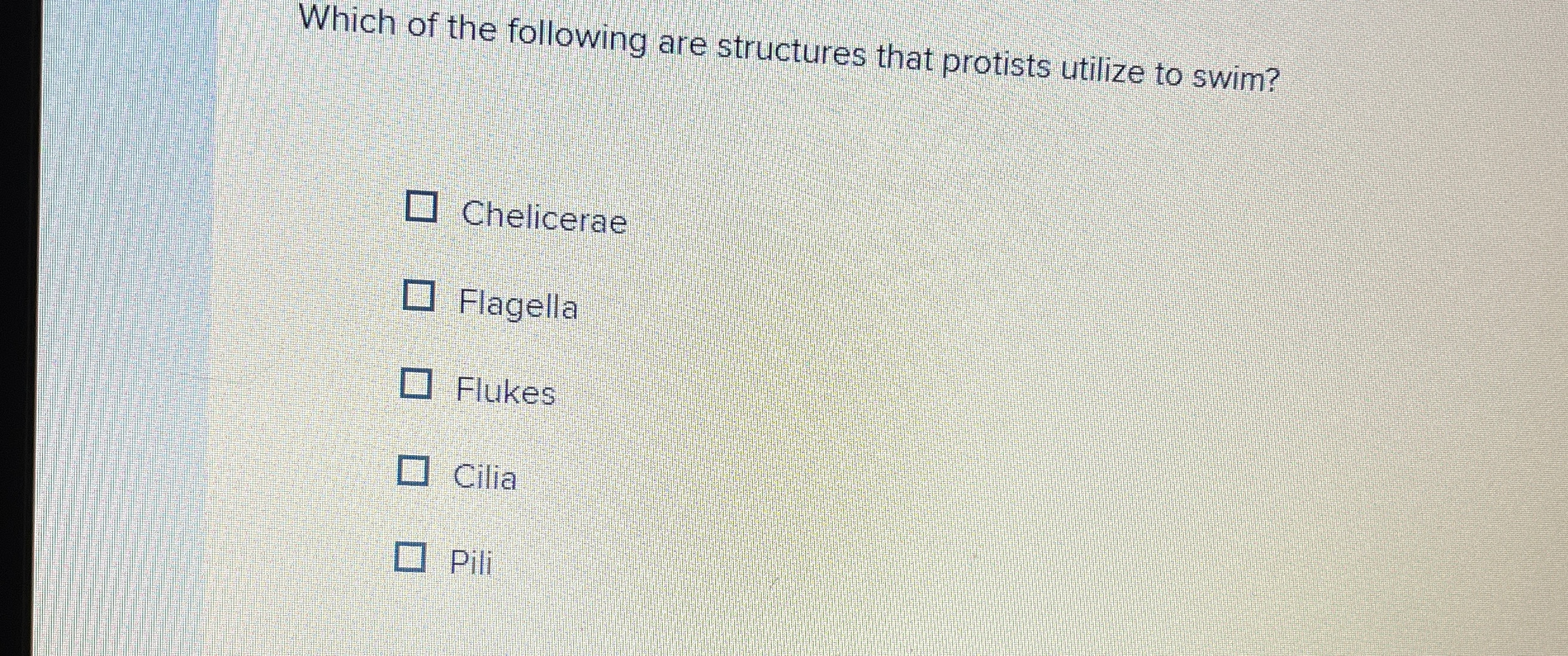 Solved Which of the following are structures that protists | Chegg.com