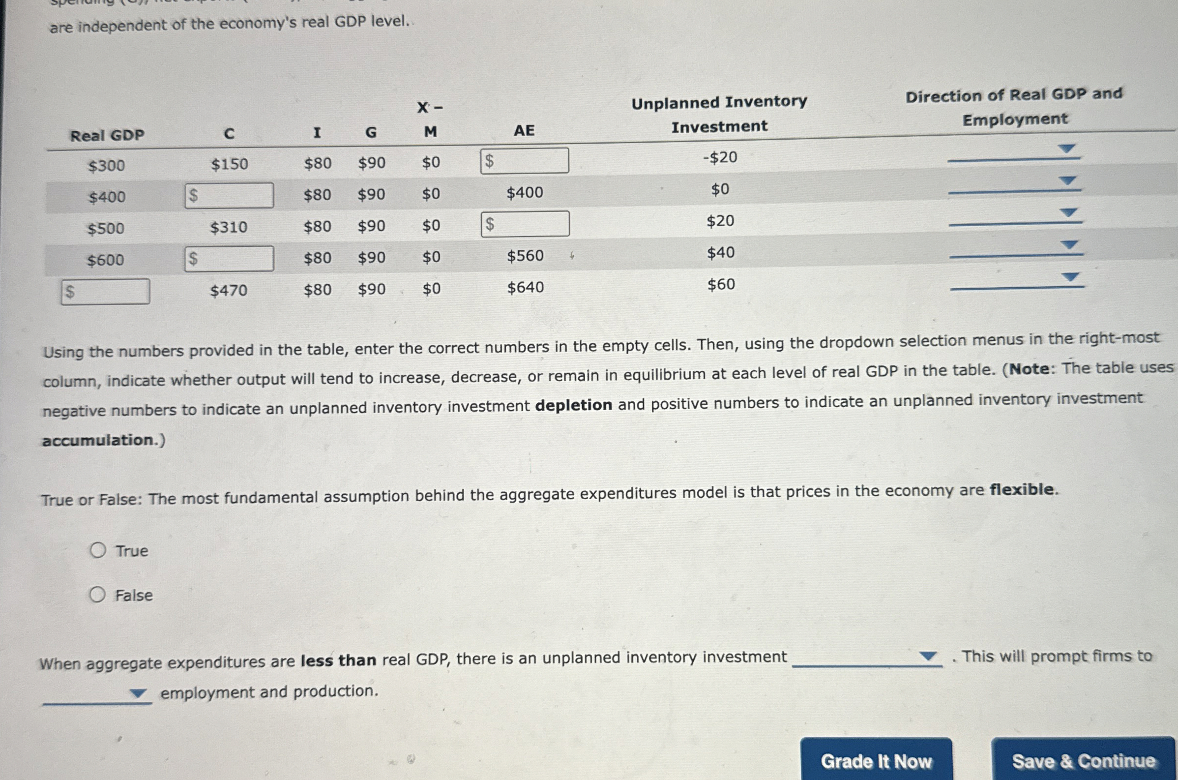 Solved are independent of the economy's real GDP | Chegg.com