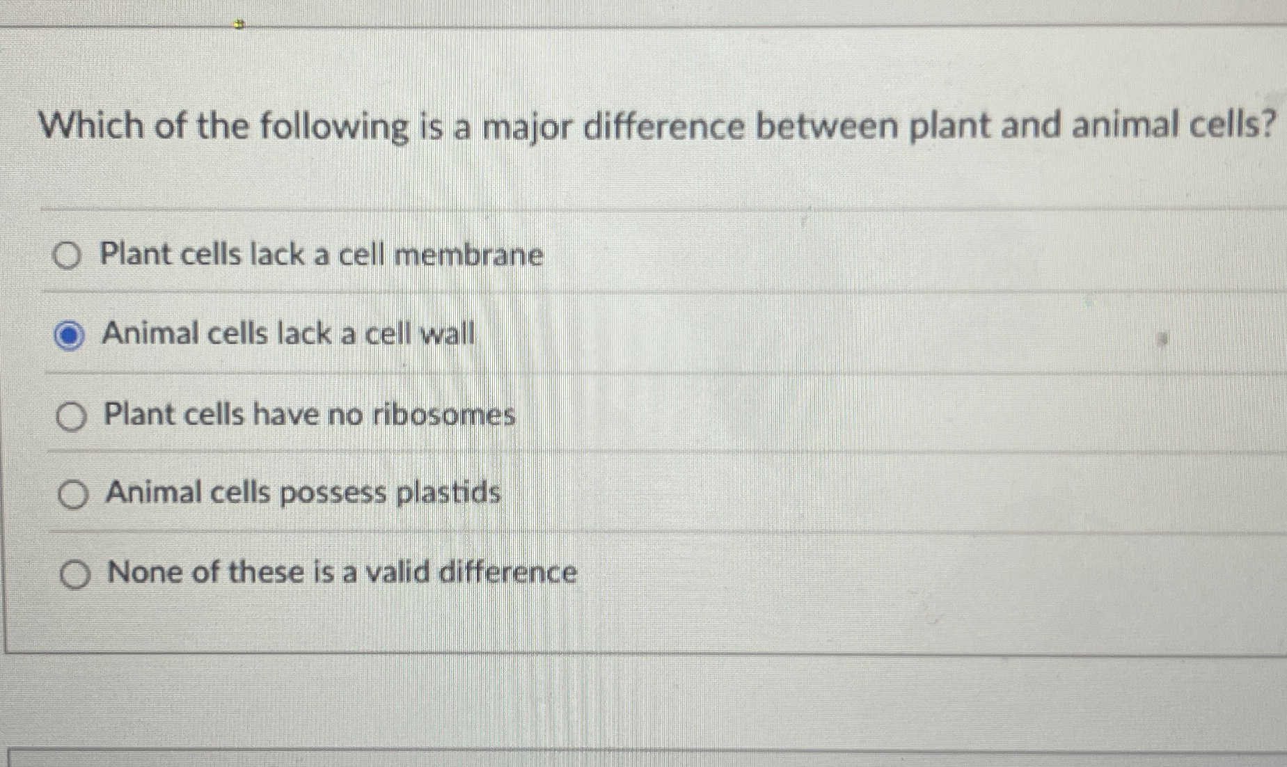 Solved Which of the following is a major difference between | Chegg.com