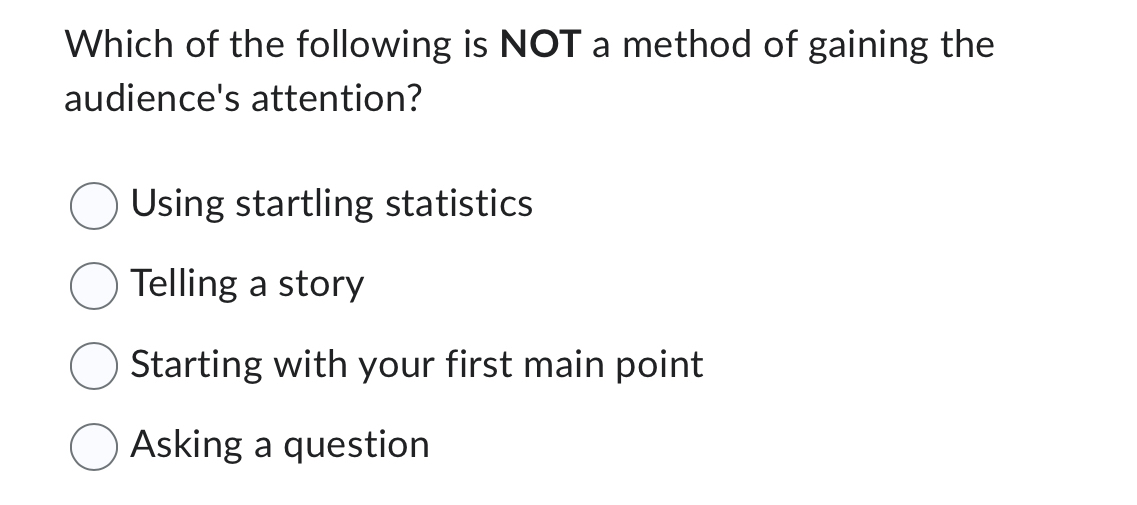 Which of the following is NOT a method of gaining | Chegg.com