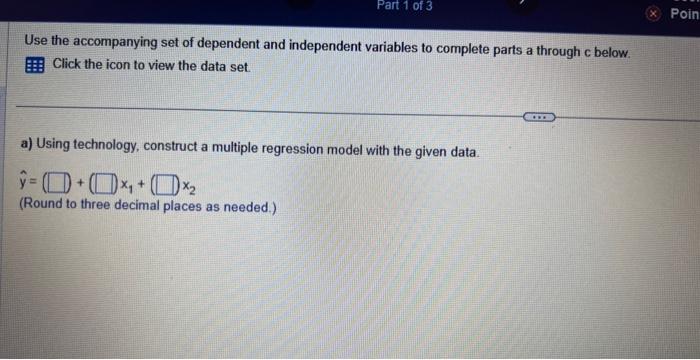 Solved HW8 Q10 - Please help me solve the 3 parts. I | Chegg.com Solved HW8 Q10 - Please help me solve the 3 parts. I | Chegg.com