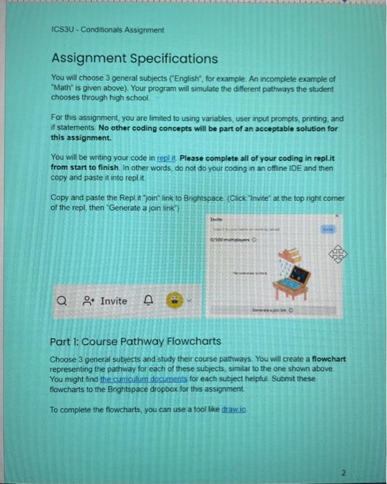 Solved In Grade 9, everybody takes MTH1W. For Grade 10 , you | Chegg.com