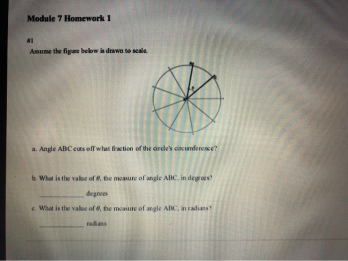 Solved Module 7 Homework 1 Assume the figure below is drawn | Chegg.com