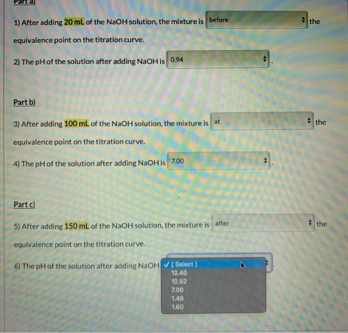 Solved Question 6 2 pts A 50.0 mL sample of 0.20 M HCl(aq) | Chegg.com
