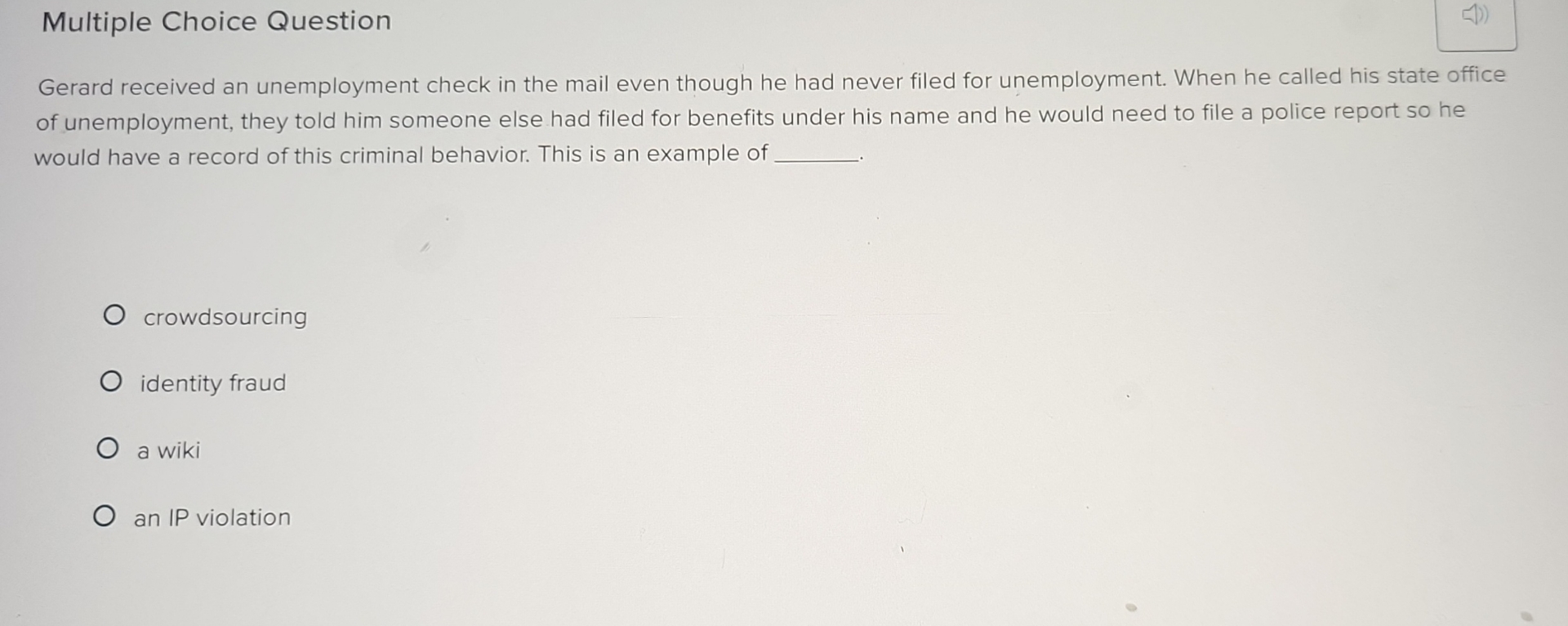 Solved Multiple Choice QuestionGerard received an | Chegg.com
