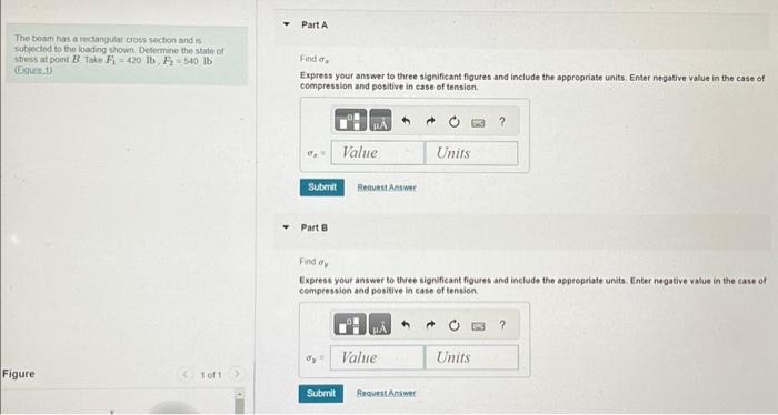 Solved The boam has a reclangular cross secton and is | Chegg.com