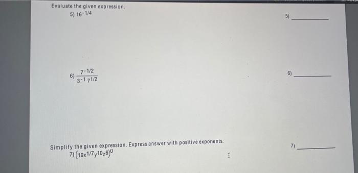 Solved Express the given expression in simplest form with | Chegg.com