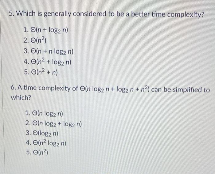 Solved Part I. Definitions of Time and Space Complexity | Chegg.com