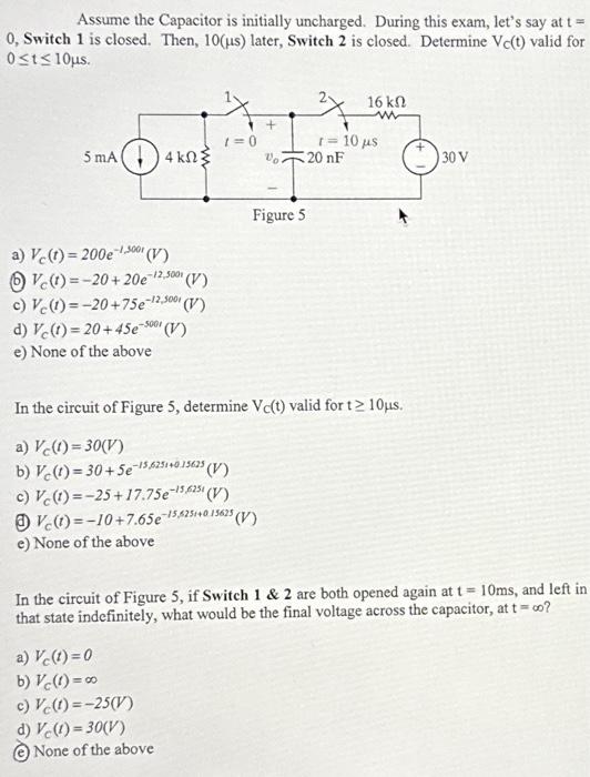 Solved assume switch 1 and 2 had been open for a long time | Chegg.com