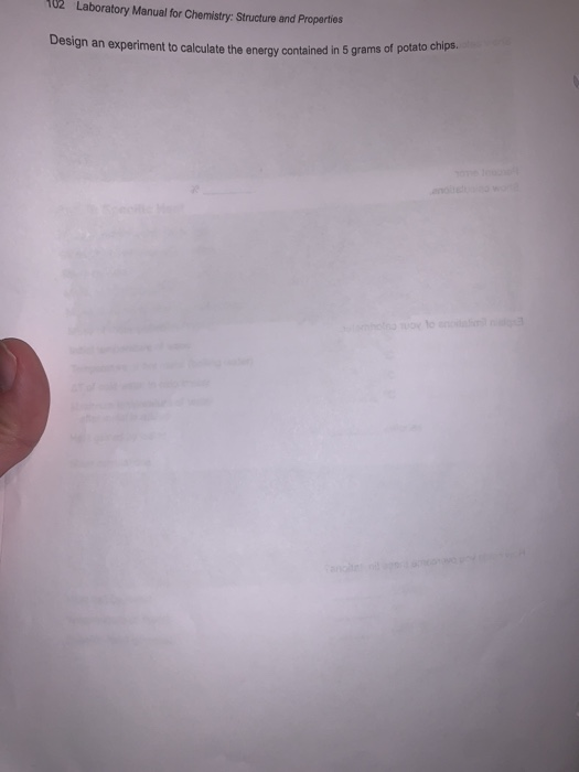 Solved Calorimetry: Heat of Fusion and Specific Heat(we are | Chegg.com