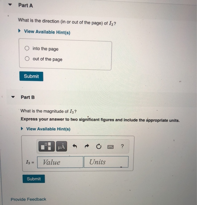 Solved Part A What is the direction (in or out of the page) | Chegg.com