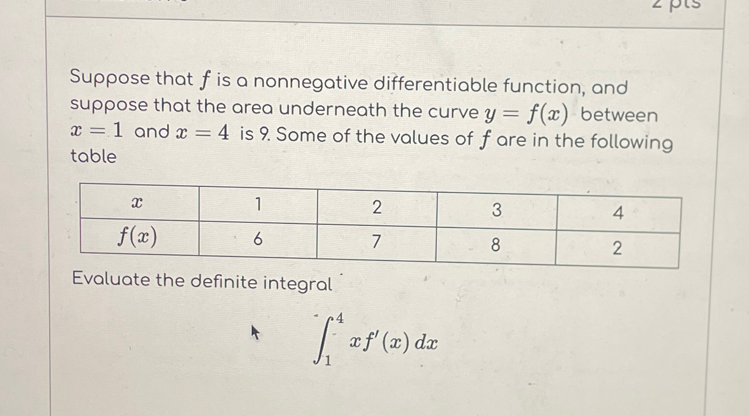 Solved Suppose That F ﻿is A Nonnegative Differentiable